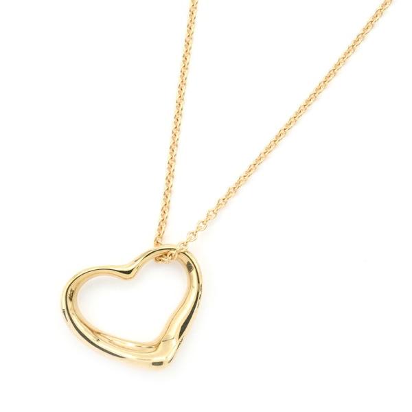 商品番号：c240600026287ブランド名：ティファニー TIFFANY&amp;Co.商品名：エルサ・ペレッティ オープン ハート ペンダント イエローゴールド、14mm型番：サイズ：有効長40cm チェーン幅1.0mm モチーフ14...