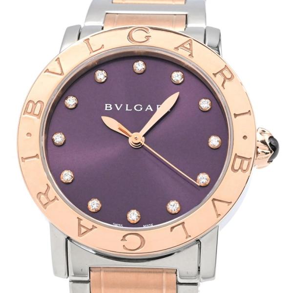 商品番号：c241100105320ブランド名：ブルガリ BVLGARI商品名：ブルガリ・ブルガリ 型番：BBL33C7SPG/12サイズ：ボーイズケースサイズ：33mm (リューズ含めず)内周：最大17.5cm文字盤：パープル駆動：自動巻...