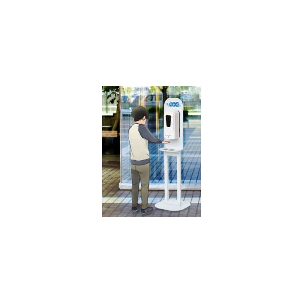 個人宅へは配送できません。店舗名か法人名が必須です。個人事業主でも大丈夫です。また、沖縄、離島へは配達できない商品です。感染防止対策に。本商品は、直接消毒器に触れずに手を消毒できるので、交差感染を防ぎます。店頭、事務室、ホテル、病院、医療機...