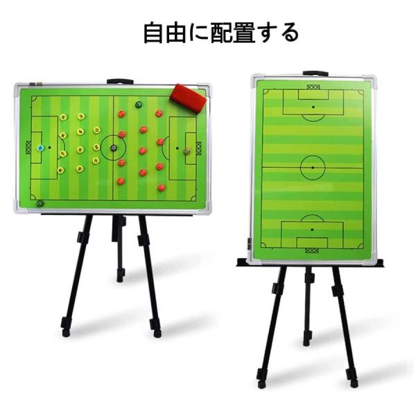 【クリアで使いやすいサッカー作戦板】：ードのように何度も書いたり消したりでき、戦術ボードとしてとても重宝します。サッカー・フットサルのトレーニングやコーチによる戦術的なアドバイなど競技に役立つ用品です。【持ち運び、耐久性に優れ】：丈夫なため...