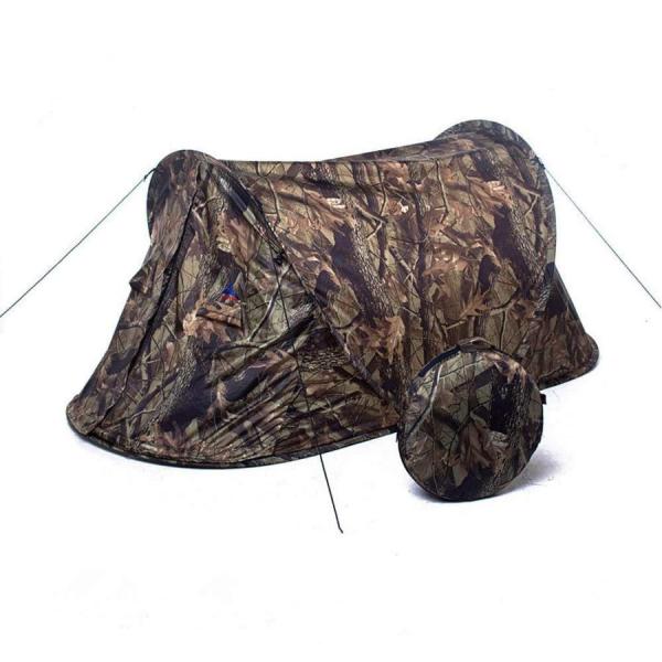 商品名：1-2人用ツーリングテント、2秒で組立。材料：外部は190Tポリエステル、中雨防止；重量：約1.8kg。展開サイズ：200*100*90cm；収納サイズ：39cm；使用者身長：Max185cm。付属品：テント本体、ペグ*4個、防風ロ...