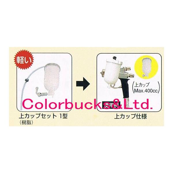 WAGNER日本ワグナー　ＨＶＬＰ低圧塗装機　キャップスプレー用オプションMAXUM 2ガン用　上カップセット１型（樹脂製）圧送式400cc上カップＨＶ690、ＨＶ8100、ＨＶ9100に付属しているガン用カップ部のみのセットです。ガン本体は別売