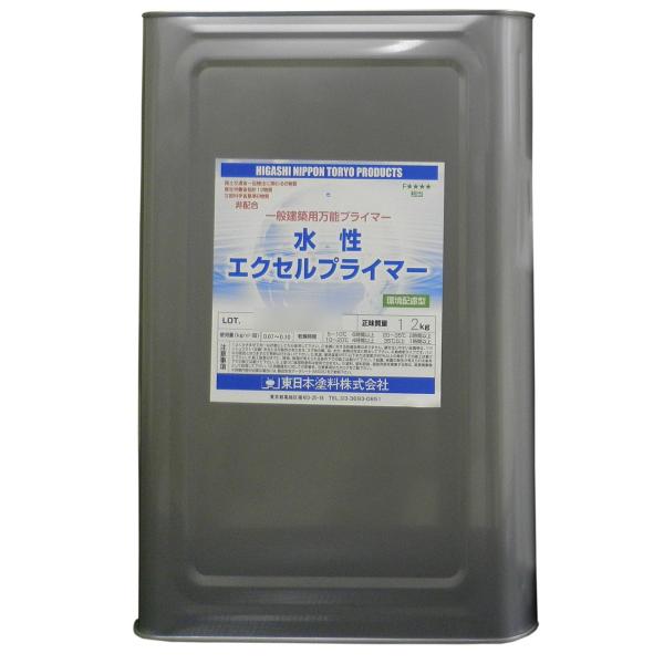 素地を選ばないオールラウンドなプライマー■容量12Kg■希釈率無希釈■標準塗布量0.07 0.1kg/?F　1回塗りで120 170?F■特徴・1液水性タイプなのに高性能プラスチック、磁器タイル面等への密着が可能・唯一外部でも使用可能高い耐...