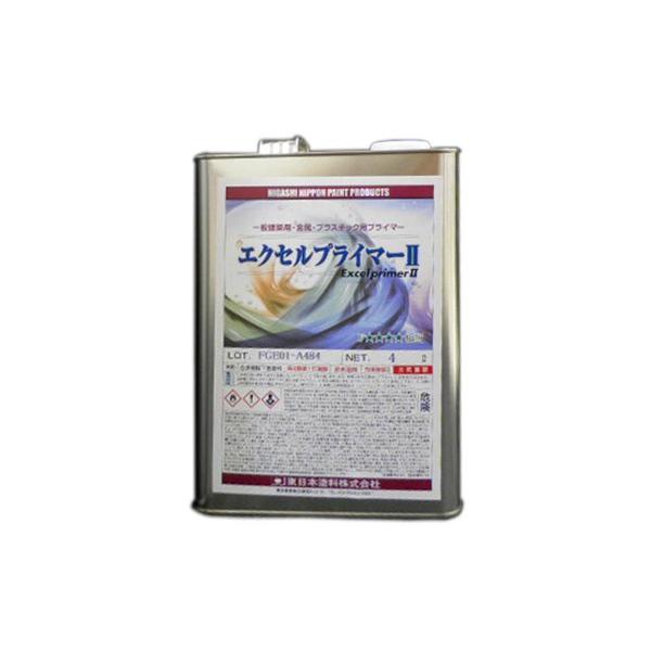 素地を選ばないオールラウンドなプライマー■容量4Kg■希釈率無希釈■標準塗布量0.08 0.1kg/?F　1回塗りで35 44?F■特徴・特殊樹脂の採用により金属・プラスチック・陶器質タイルなど幅広い基材に強力密着・上塗り塗料が広範囲・新機...