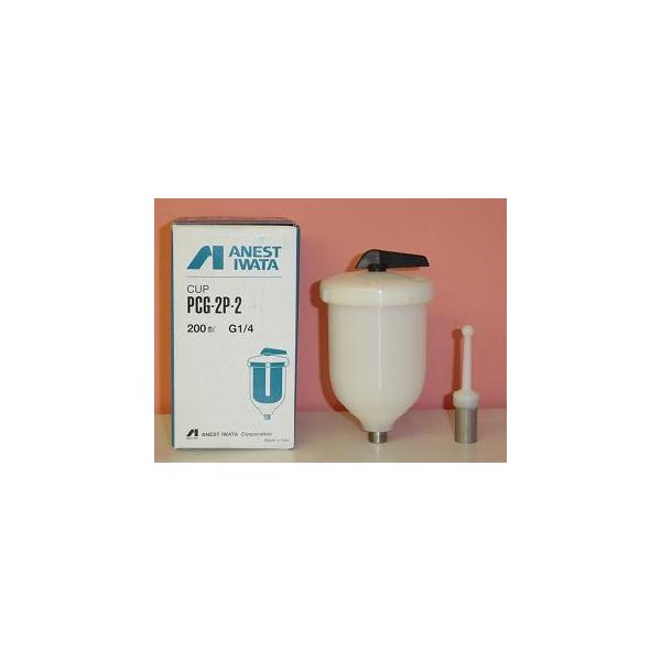 ANEST IWATAPCG2P-2200ml樹脂製センターカップ■対応スプレーガンW-300LPH-300用取付部　G1/4