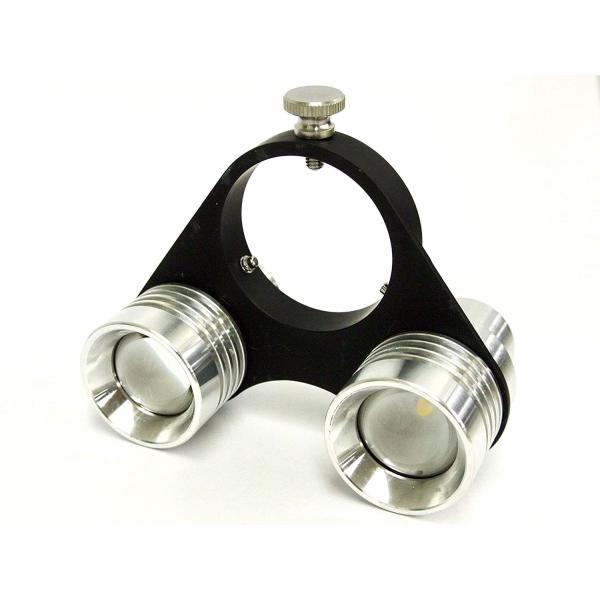 ※スプレーガン本体は別売りですスプレーガン用 LEDライト CJライト はスプレーガンのエアキャップリングに取り付ける軽量のLEDライトです。２灯式の為、影が出来難い構造です。重さも１１０gと軽く光量が大きく塗装面が見易くなります。このLE...