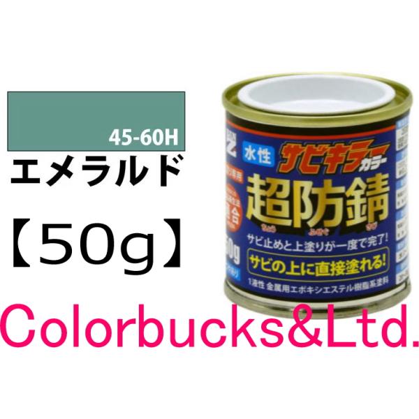 【超防錆 サビキラーカラー】【50g】【サビキラープロシリーズ】BANZI　BAN-ZIサビキラーPROカラーサビキラーシリーズ最強の防錆効果を誇る水性塗料水性防錆塗料　さび封じバンジー/バンジ錆部下地はサビキラープロを使用下さい