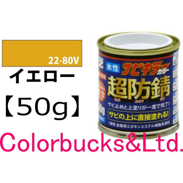 【超防錆 サビキラーカラー】【50g】【サビキラープロシリーズ】BANZI　BAN-ZIサビキラーPROカラーサビキラーシリーズ最強の防錆効果を誇る水性塗料水性防錆塗料　さび封じバンジー/バンジ錆部下地はサビキラープロを使用下さい
