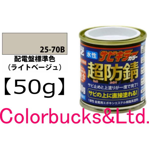 【超防錆 サビキラーカラー】【50g】【サビキラープロシリーズ】BANZI　BAN-ZIサビキラーPROカラーサビキラーシリーズ最強の防錆効果を誇る水性塗料水性防錆塗料　さび封じバンジー/バンジ錆部下地はサビキラープロを使用下さい