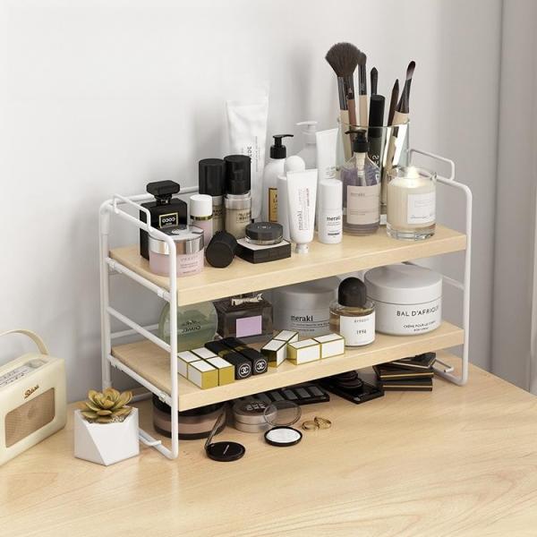 【素材＆デザイン】木目のシンプルデザインのヴィンテージ風の質感を表現しました。厚みのある高密度合成木板を使用し、光沢感があり、高級感を演出します。【簡単高さ調節可能】可動式棚板のオープンシェルフは、収納されたいものの高さにより調整できます。...