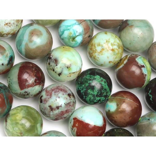 特記すべき項目材質クリソコラ（Chrysocolla/珪孔雀石）ターコイズ（Turquoise/トルコ石）サイズ約9-6-10.5mm（±0.3mm）穴径約1mm数・量1連約37cmになります関連ワードクリソコラ ターコイズ トルコ石 Tu...