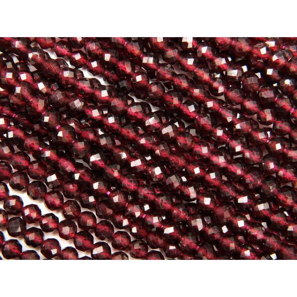 特記すべき項目材質ガーネット（Garnet/柘榴石/ざくろ石）サイズ約2.8-3.4mm（±0.3mm）穴径約0.5mm数・量1連約38cmになります関連ワードレッドガーネット フローライト フルオライト 蛍石 Fluorite ラウンドカ...