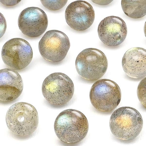 【こちらの商品は8粒販売になります】特記すべき項目※粒により目立つ穴周りの凹み、内傷・外傷・歪み・内包物が含まれます。※シラーのカラーにバリエーションがございますが選定は無作為となります。材質ラブラドライト（Labradorite/曹灰長石...