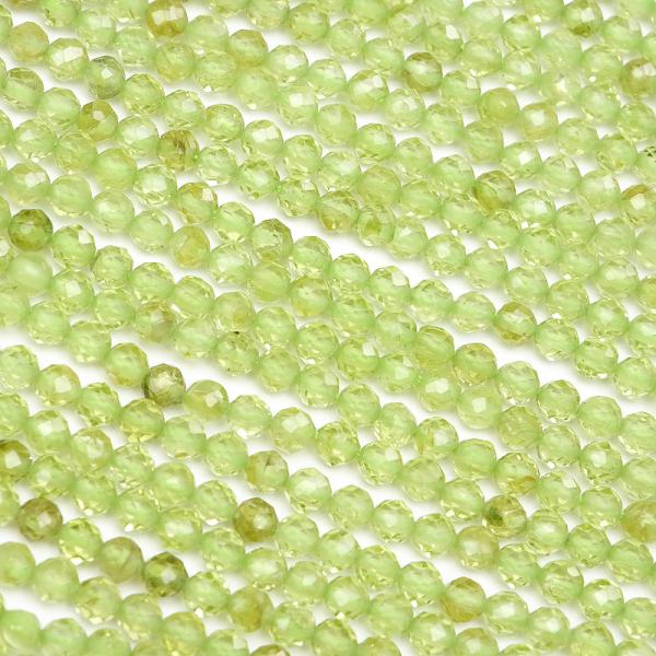 特記すべき項目材質ペリドット（Peridot/かんらん石）サイズ約2.2-2.6mm（±0.3mm）穴径約0.3-0.5mm数・量1連約37cmになります関連ワードペリドットペリドート イブニングエメラルド オリビン 橄欖石 Peridot...
