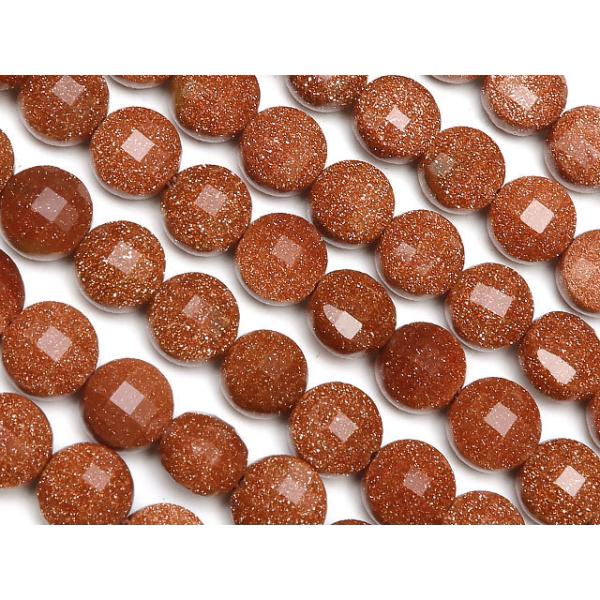 特記すべき項目※人工石になります。材質ゴールドストーン（GoldStone/茶金石/人工石）サイズ約5.5-6.4mm（±0.3mm）厚さ約4.1-4.8mm（±0.3mm）穴径約1mm数・量1連約37cmになります関連ワードゴールドストー...