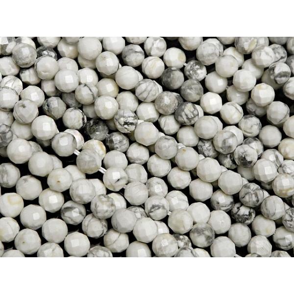 特記すべき項目材質ハウライト/マグネサイト（Howlite/Magnesite/ハウ石/菱苦土石）サイズ約4.2-4.4mm（±0.3mm）穴径約0.8mm数・量1連約37cmになります関連ワードハウライト ホワイトターコイズ ホワイトバッ...