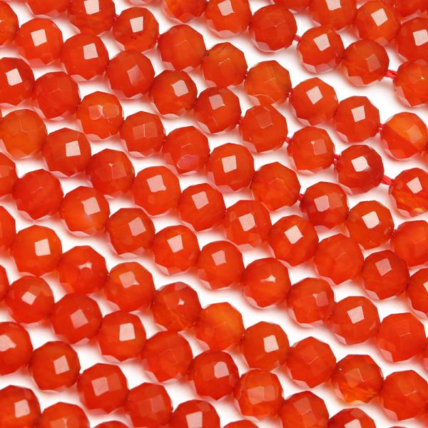 特記すべき項目材質カーネリアン（Carnelian/紅玉髄）サイズ約4.1-4.5mm（±0.3mm）穴径約0.8mm数・量1連約37cmになります関連ワードカーネリアンアゲート カルセドニー 紅玉髄 7月の誕生石 Cornelian ラウ...