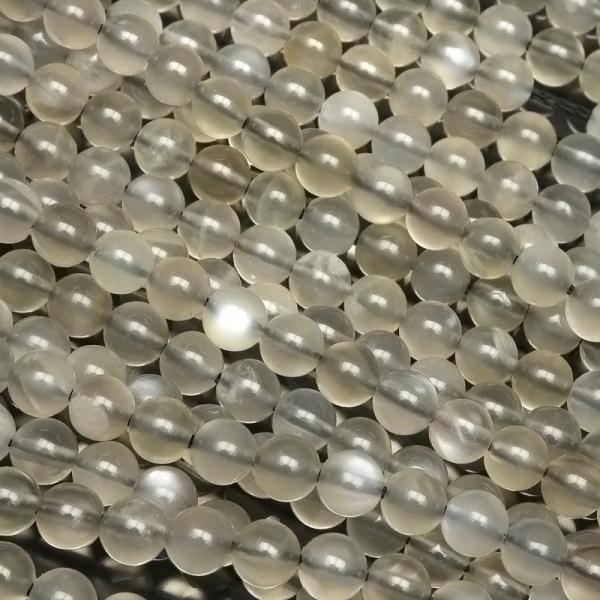 特記すべき項目※粒により記載ほどのサイズ差がございます。材質ムーンストーン（moonstone/月長石）サイズ約4.0-4.5mm（±0.3mm）穴径約0.8mm数・量1連約37cmになります関連ワードグレームーンストーンムーンストーン 月...