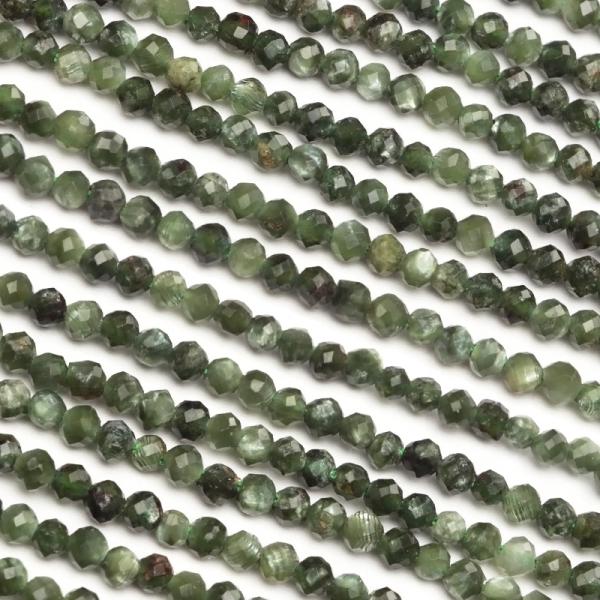 特記すべき項目※セラフィナイトは硬度が低く、崩れやすい石です。直射日光、高温、湿気など取り扱いにはご注意ください。材質セラフィナイト（Seraphnite/Clinochlore/クリノクロア/斜緑泥石）サイズ約2.1-2.5mm（±0.3...