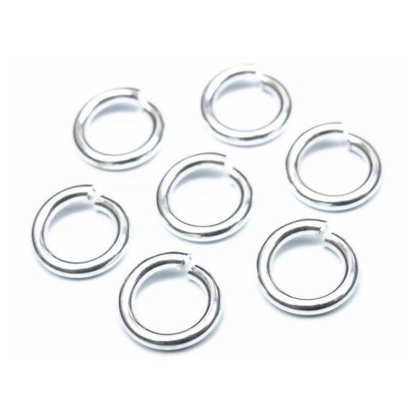 特記すべき項目※表面に細かいキズが見られる場合がございます。材質SILVER925（シルバー925・スターリングシルバー）サイズ外径約6.0mm（±0.3mm）太さ約1.0mm（±0.3mm）関連ワードシルバーパーツ マルカン 丸環 接続パ...