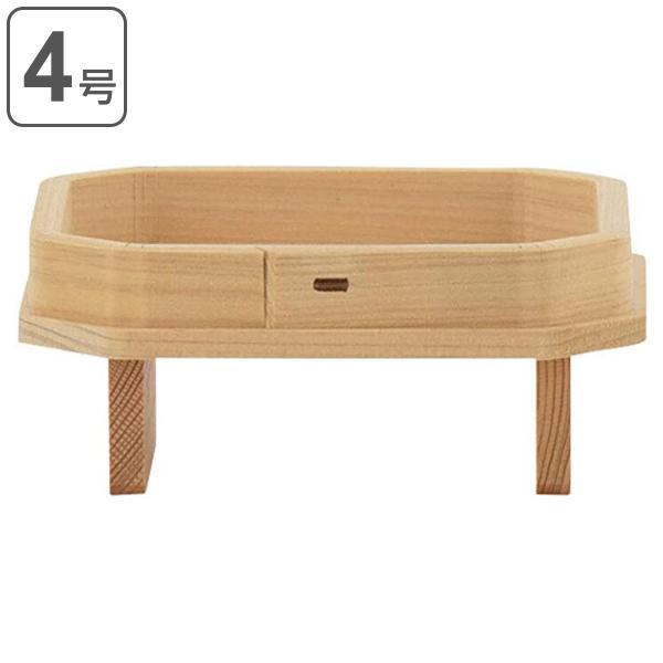 サイズ/約幅13×奥行13×高さ6cmお供え部分のサイズ：約幅10.5×奥行10.5×高さ1.5cm材質/木製●お供物をのせるお盆のような神具です。●足つきのものを『三宝』、足のないものを『折敷』と呼びます。●ごはんやお菓子などをそのままの...