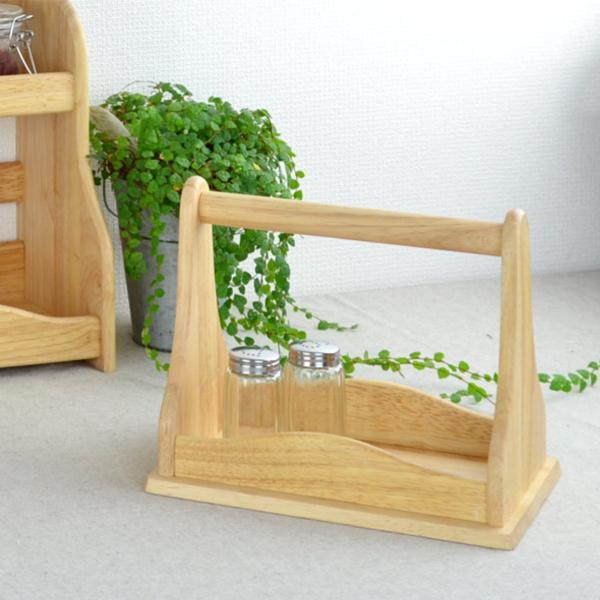 サイズ/約幅22.5×奥行16.5×高さ18cm内容量/1個材質/天然木(クリヤラッカー塗装) 生産国/ベトナム製●シンプル＆ナチュラルな木製のスパイスケースです。●持ち運びにも便利な持ち手付きです。●シンプルな作りとナチュラルなテイストは...