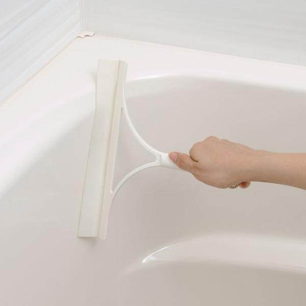 サイズ/約横25×縦24cm重量/約65g内容量/1個材質/本体：ポリプロピレン先ゴム：エラストマー樹脂生産国/中国製●Sattoシリーズのウォータースクイジーです。●軽量で小回りのきくハンディータイプです。●浴室の壁や鏡、浴槽の曲面にもぴ...