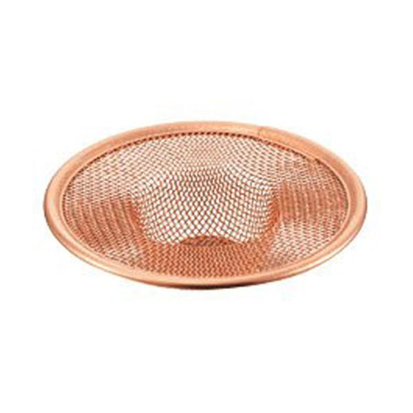 サイズ/約高さ1.5cm直径：約7cm重量/約10g内容量/1個材質/純銅生産国/日本製食器洗い乾燥機/使用不可●水切れの良い純銅網製の排水口用ネットです。●銅製品なので生活浄水を浄化し、環境に優しく、キッチンを清潔に保ちます。●銅イオン効...