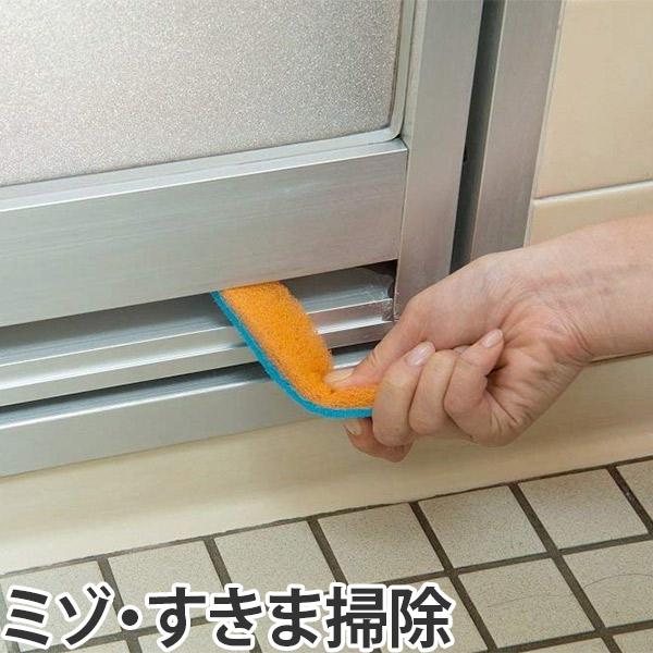 サイズ/約幅2.5×奥行1.5×高さ14.5cm内容量/1本入り●浴室のドアやサッシや通気口・排水溝などの狭いところや溝、すき間掃除に最適。●曲がる芯材が中に入っているので、スポンジの先端までチカラが届き、カビや汚れのこびりついたすき間をス...