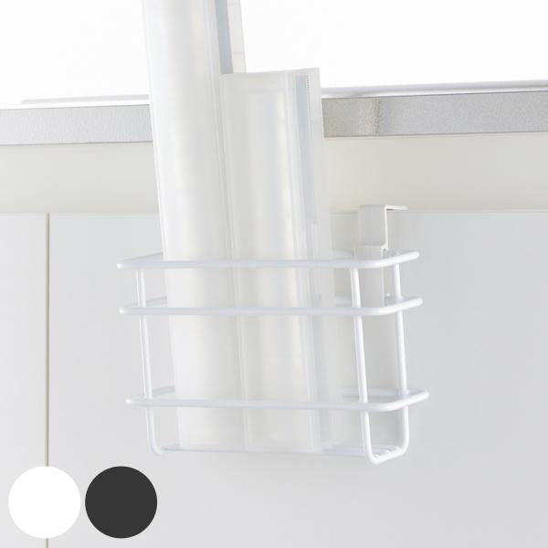 サイズ/外寸：約幅20×奥行9.8×高さ16cm内寸：約幅19×奥行4.8×高さ12.4cm重量/約260g内容量/1個材質/ワイヤー部：スチール（ポリエチレン流動浸漬塗装）フック部：ABS樹脂種類/ホワイト、ダークグレー生産国/中国製パー...