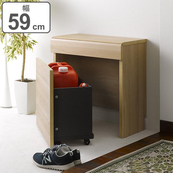 サイズ/約幅59×奥行29.4×高さ61.1cm重量/約19kg内容量/1台付属品：転倒防止バンド材質/プリント紙化粧繊維板、パーティクルボード生産国/マレーシア製耐荷重/ボックス：約20kg天板耐荷重/80kg組立状態/お客様組立品●灯油...