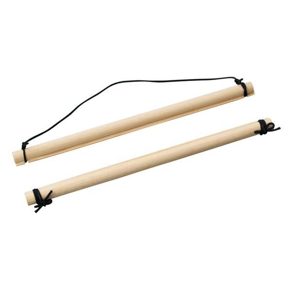 お気に入りの手ぬぐいをタペストリーとして飾れる掛け軸です。シンプルな木製の丸型となっています。季節に合わせて手ぬぐいを変えて、季節感のあるお部屋を演出できます。【商品詳細】 サイズ/1本あたり：約直径2×長さ42cm 内容量/2本1セット ...