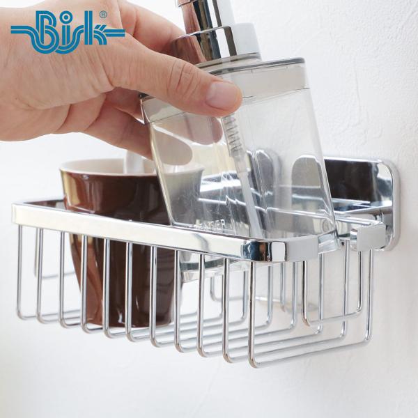 サイズ/約幅21×奥行12.5×高さ9.5cm重量/約608g内容量/1個付属品：アンカープラグ（汎用/石膏ボード用）、取付ネジ、3M社製両面テープ、六角レンチ材質/ZnAlステンレス合金（クロムコーティング仕上げ）生産国/中国製●BISK...