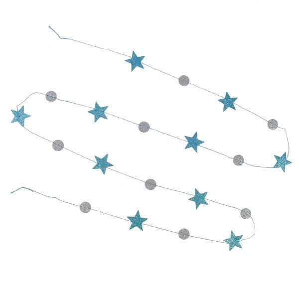 サイズ/全長約200cm、星モチーフ最大幅約4cm×最大高さ約3.8cm、丸モチーフ最大幅約2cm×最大高さ約2cm内容量/1個材質/紙生産国/中国製●星と丸い形をしたガーランドです。●キラキラ輝くラメ付きです。●お誕生日祝いや結婚式、女子...