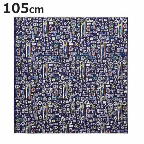 サイズ/約横105×縦105cm内容量/1枚材質/綿100％生産国/日本製●サポートが必要な子ども達が自由な発想で描く、想像力そのままのアートふろしきです。●時の流れを止めたり戻したり、「時の支配者」が操る時の世界が描かれています。●結び方...