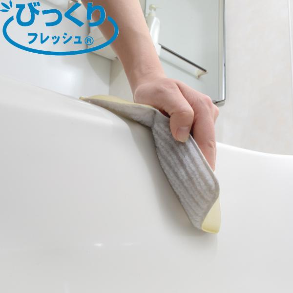 サイズ/約横12×縦20cm厚さ：約1.3cm重量/約18g内容量/1個材質/表面：ポリエステル裏面：ウレタンフォーム吊りひも：EVA樹脂生産国/日本製耐熱温度/80度●特殊断面形状の繊維で、水だけでも汚れを落とすことができます。●繊維に抗...