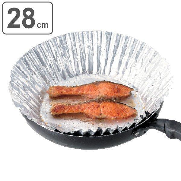 アルミ箔製のクッキングシートです。油を使わなくてOKなのでヘルシーな調理ができます。お料理がくっつかないので、後片付けがラクラクです。フライパンを汚さずに調理することができます。 【商品詳細】サイズ/約高さ7.5cm 直径：約29cm 内容...