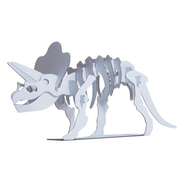 人にも自然にも優しいダンボール素材の工作キット「hacomo kids」シリーズのトリケラトプスです。子供たちに「モノづくり」の楽しさを知って欲しいという想いから誕生しました。ノリやハサミなどの道具を使用することなく組み立てることができます...