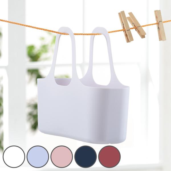 サイズ/外寸：約幅30×奥行11.5×高さ25cm内寸：約幅28×奥行10.5×高さ12cm内容量/1個材質/ポリエチレン種類/ホワイト、モイスブルー、モイスピンク、ディープブルー、ディープピンク生産国/日本製耐熱温度/70度●シンプルなデ...