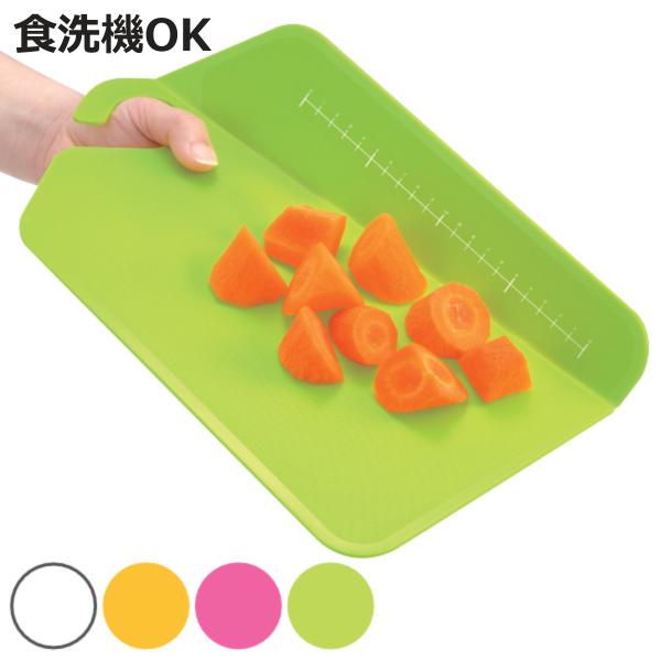 サイズ/約幅32×奥行20×高さ0.2cm重量/約90g内容量/1枚材質/ポリプロピレン樹脂種類/ホワイト、イエロー、ピンク、グリーン生産国/日本製耐熱温度/110度食器洗い乾燥機/使用可能●折り目つきなので、簡単に折り曲げて切った食材をこ...