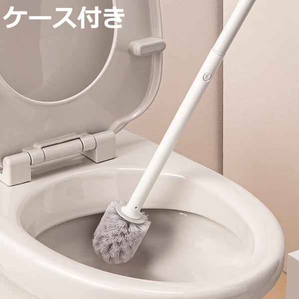 サイズ/収納時：約幅9.5×奥行9.5×高さ64.5cmブラシのみ：長さ約62cm内容量/トイレブラシ、ケース各1個材質/ケース・本体ハンドル・ブラシ甲：ポリプロピレン延長ハンドル：ABS樹脂リング：ポリエチレンブラシ：PET生産国/中国製...