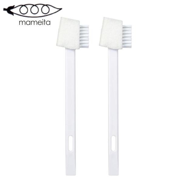 サイズ/約幅90×奥行10×高さ22.5cm内容量/2本入材質/スティック：ABS樹脂スポンジ：ポリエステル不織布（ゴムラテックス加工）毛：ナイロン生産国/日本製耐熱温度/80度●細かい場所や隙間のお掃除に便利なブラシです。●狭い隙間に入り...