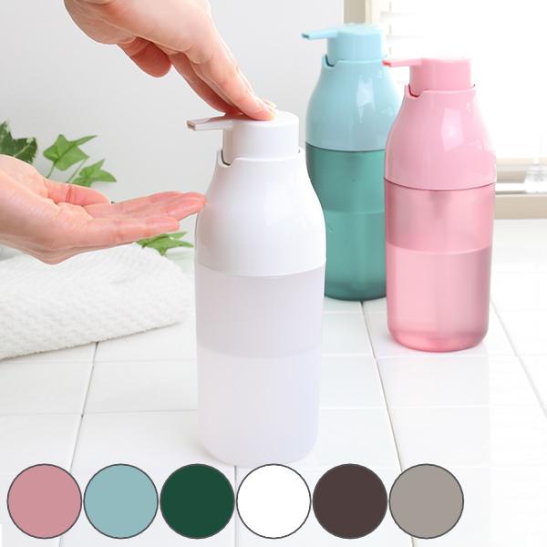 サイズ/約幅7.9×奥行7.9×高さ21.6cm容量/約420ml内容量/1本材質/本体：PETフタ：ポリプロピレンパッキン：シリコンポンプ：ポリプロピレン、ポリエチレン種類/ピンク、ブルー、グリーン、ホワイト、ブラウン、グレー生産国/中国...