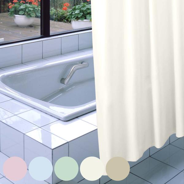 サイズ/約幅130×高さ178cm内容量/1枚付属品：Sカン8個材質/塩化ビニル樹脂種類/ライトピンク、ライトブルー、ライトグリーン、アイボリー、ベージュ生産国/インドネシア製●消防法適合品の防炎バスカーテンです。●火が燃え広がりにくい防炎...