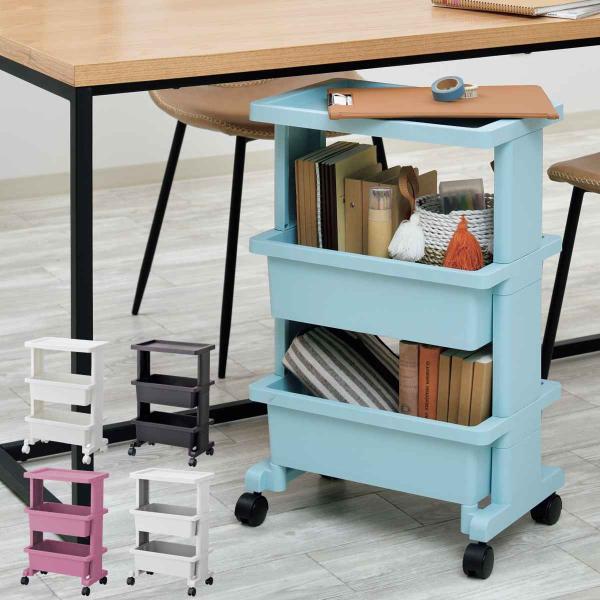 サイズ/約幅40×奥行25×高さ62.5cmキャスター取り外し時の高さ：57.5cm収納ワゴン：約幅32×奥行21.4×高さ10.4cm重量/約1.56kg内容量/1台材質/天板・本体・支柱・脚：ポリプロピレンキャスター：ポリプロピレン（鉄...