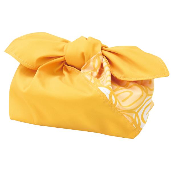 サイズ/約幅26.5×奥行10×高さ39cm内容量/1個材質/ポリエステル生産国/中国製●大きなリボンがポイントになった包みやすくてお洒落なデザインのあづま袋です。●よーく見るとお弁当のおかず、たまご焼きの柄になっています。●あづま袋とは風...