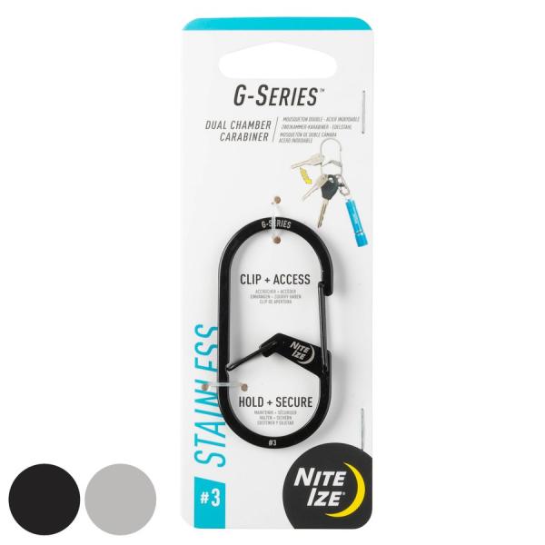 サイズ/約幅3.2×奥行0.7×高さ6.4cm重量/約13g内容量/1個材質/ステンレススチール種類/ブラック、シルバー生産国/中国製●カギやキーアクセサリーをスッキリまとめられるG型デザインのカラビナです。●カバンやベルトループに取り付け...