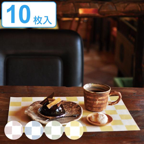 サイズ/約横38.5×縦25.5cm内容量/10枚入材質/紙種類/あずき、藍、抹茶、からし生産国/日本製●和洋様々なシーンで、食卓を華やかに演出してくれる紙製ランチョンマットです。●ランチョンマット以外にも和小物づくりにもお使いいただけます...