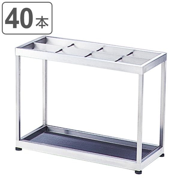 サイズ/約幅59×奥行27×高さ45cm重量/約6kg内容量/1台材質/本体：ステンレスヘアライン仕上水受皿：ステンレス生産国/日本製アジャスター/付き●オフィスや店舗におすすめのステンレス製の傘立てです。●頑丈で錆びにくく、シンプルなデザ...