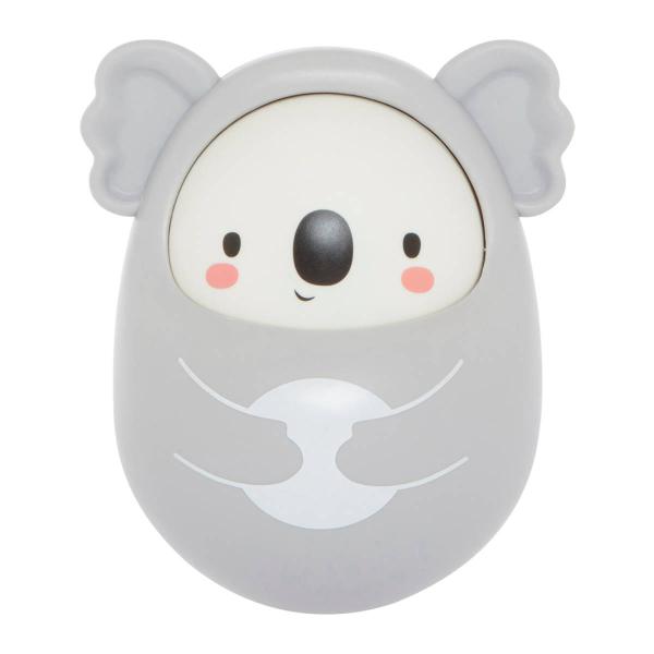 サイズ/約横11×縦13cm※顔の部分：約5×7cm、パッケージサイズ：21×15.5×10cm重量/約173g内容量/1個材質/ABS樹脂生産国/中国製対象年齢/3ヶ月以上●コロンコロンと優しく奏でる音色●歯固めにもなる柔らかく安全な樹脂...